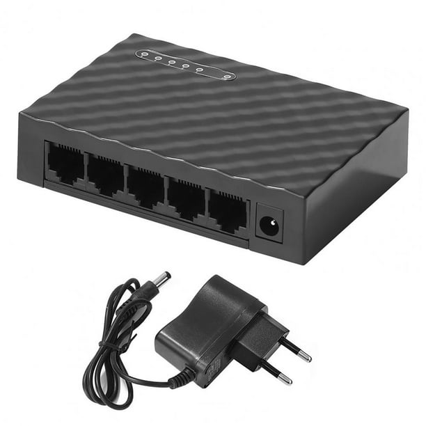 Conmutador Red Gigabit Derivación Divisora de Conmutación Ethernet 5 ...