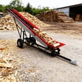 12-Inch Width PVC Belt Firewood Conveyor, Briggs & Stratton 6.5HP ...