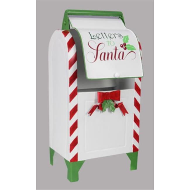 Youngs 90009 Letter to Santa Metal Mail Box Accent - Walmart.com