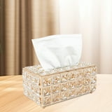 Miumaeov Rhinestone Tissue Box Cover Crystal Napkin Holder Case for ...
