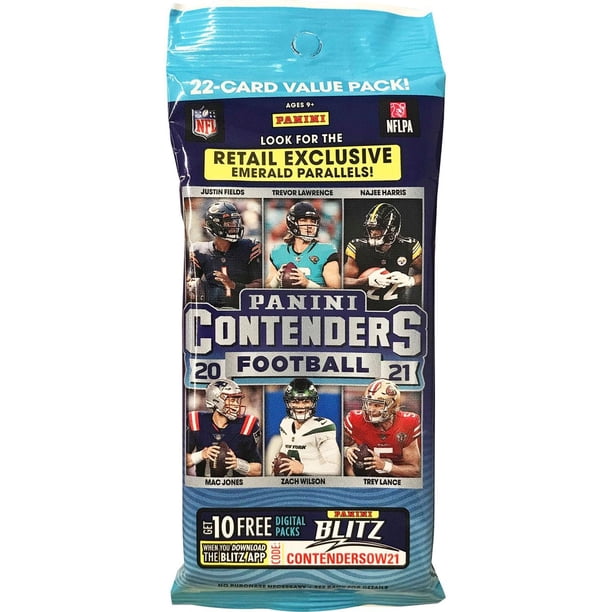 2021 NFL Contenders Football Fat Pack | 22 Cards - Walmart.com