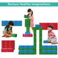 Exercise N Play Jumbo Cardboard Building Blocks, 40-Piece Set - Walmart.com