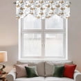 Art Aircraft Tie Up Valances Curtain, Brown Cartoon Airplane Gray ...