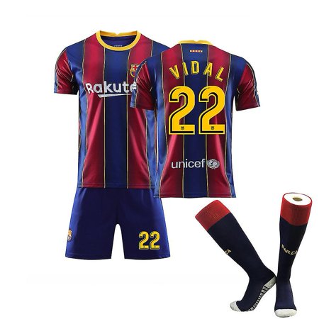 Adult Vidal #22 Home 2020/2021 New Season Barcelona Soccer 2021 Home ...
