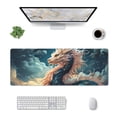 Dragon Sky Cool Art Mouse Pad Extended Large Gaming Mousepad Non-Slip ...