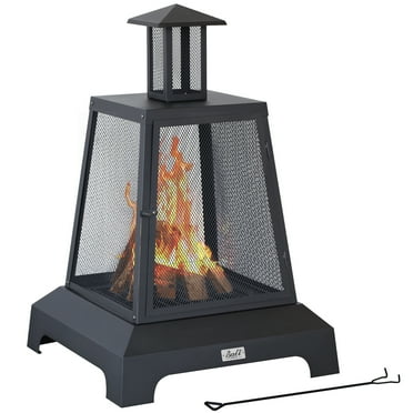 45 inch Extra Large Fire Pit, Outdoor Wood Burning Fire Pit for Outside ...