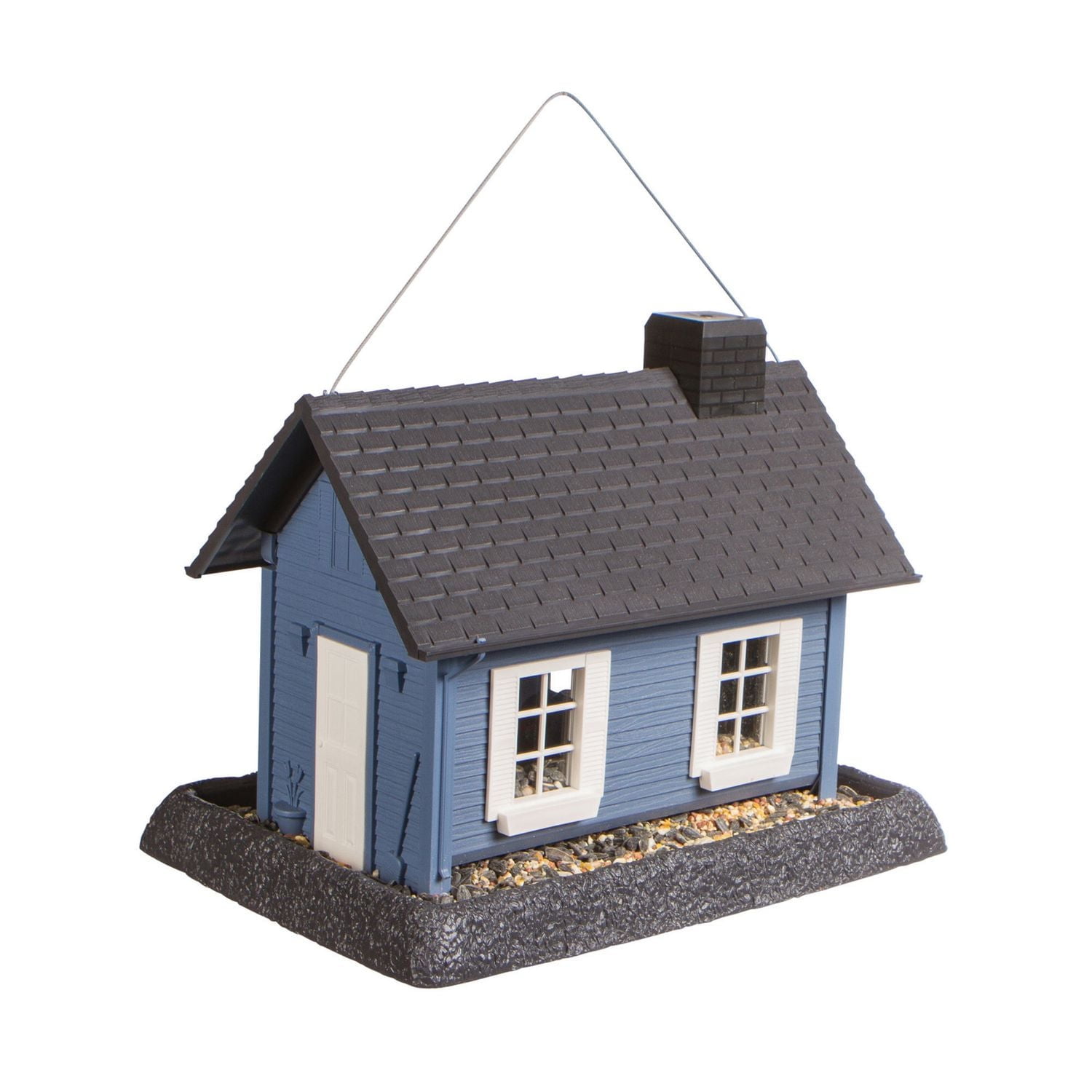 Click here for North States Large Cottage Birdfeeder - Blue prices