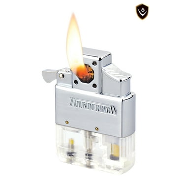 Thunderbird Butane 45 Degree Soft Flame Flip Top Pipe Lighter Insert ...