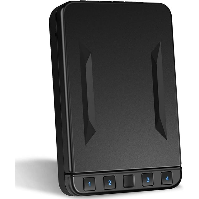 LANGGER V Gun Safe for Pistol, Quick Access Handgun Safe Firearm Lock ...