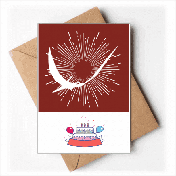 Sky Animal Flying Predator Happy Birthday Greeting Cards Envelopes ...