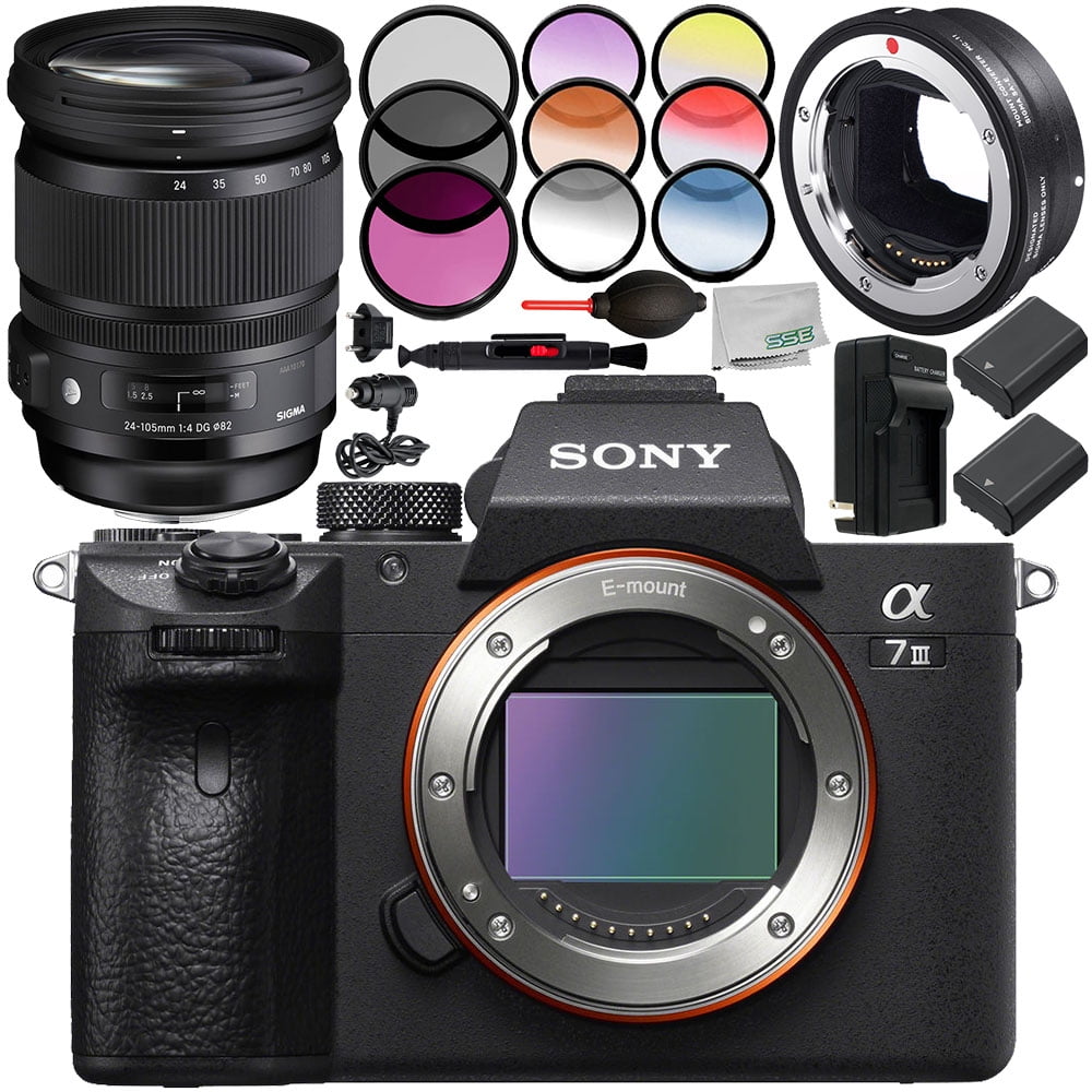 Sony Alpha a7 III Mirrorless Digital Camera with Sigma MC-11 Mount ...