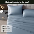 4 Piece Full Sheet Sets, Cooling Sheets, Blend Rayon Derived from ...
