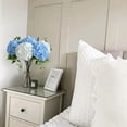 5-Stem Artificial Hydrangea Flowers in Blue - Elegant Home and Wedding ...