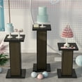3Pcs Pedestal Stand for Party, Column Decoration Pedestal Cube with ...