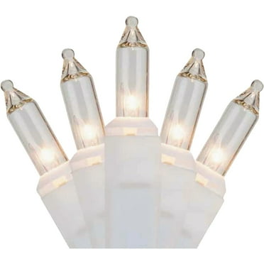 Teeny Bulbs Light Set w/ Battery Pack - 20 Rice Bulbs - Clear/White ...