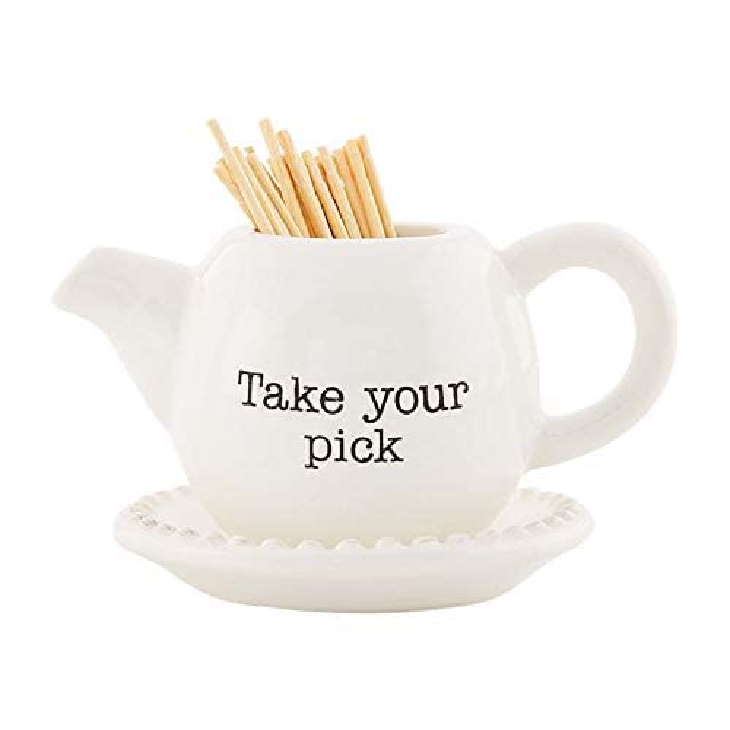 K-Musculo Ceramic Toothpick Holder with Sentiment - Take Your Pick ...