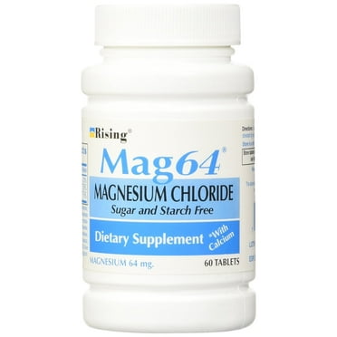 Mag64 Dietary Supplement, Magnesium Chloride Tablets, 120 ct - Walmart.com