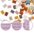 150Pcs 15 Colors Microfiber Label Tags Clothing Handmade Labels for DIY ...