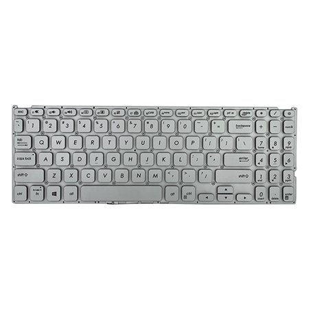 Black Frame Keyboards with Backlight Silver Fluent Typing Office Use PC ...