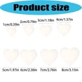 8Pcs Acrylic Heart Shape Sewing Templates With Grids Lines For ...