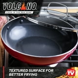 Red Volcano Ceramic Nonstick 11 inch Covered 12-in-1 All Purpose Pan ...