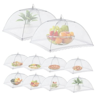 2 Pack Extra Large Food Tents 41"X27" Pop-Up Mesh Food Covers for Outdoors with 1 Standard (17 ...