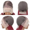 Burgundy Lace Front Hair Wigs - Glueless Short Bob Straight Hair Hair ...
