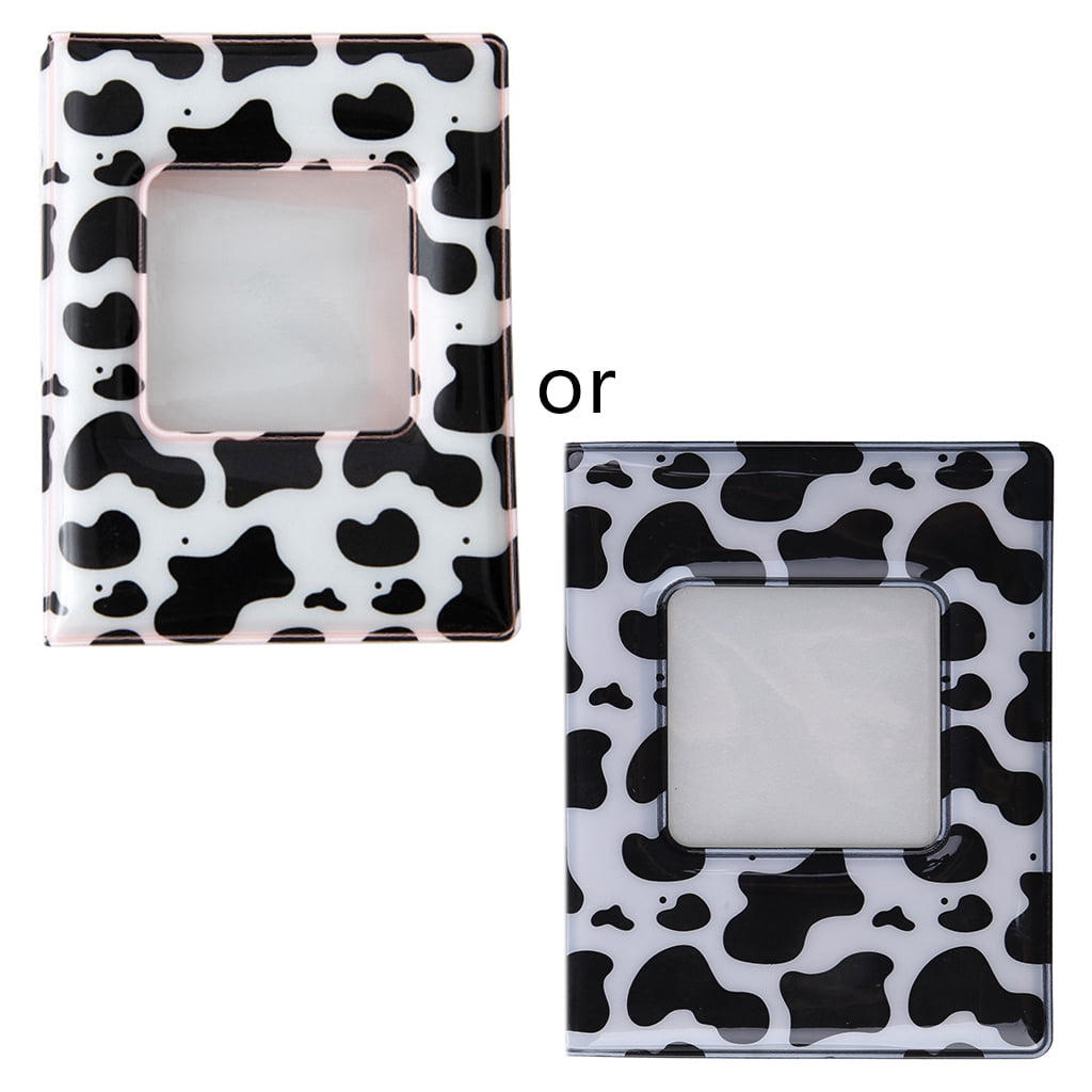 JULYING Cow Pattern Hollow Box Photo Album Wedding Photo Memory Books julying-cow-pattern-hollow-box-photo-album-wedding-photo-memory-books