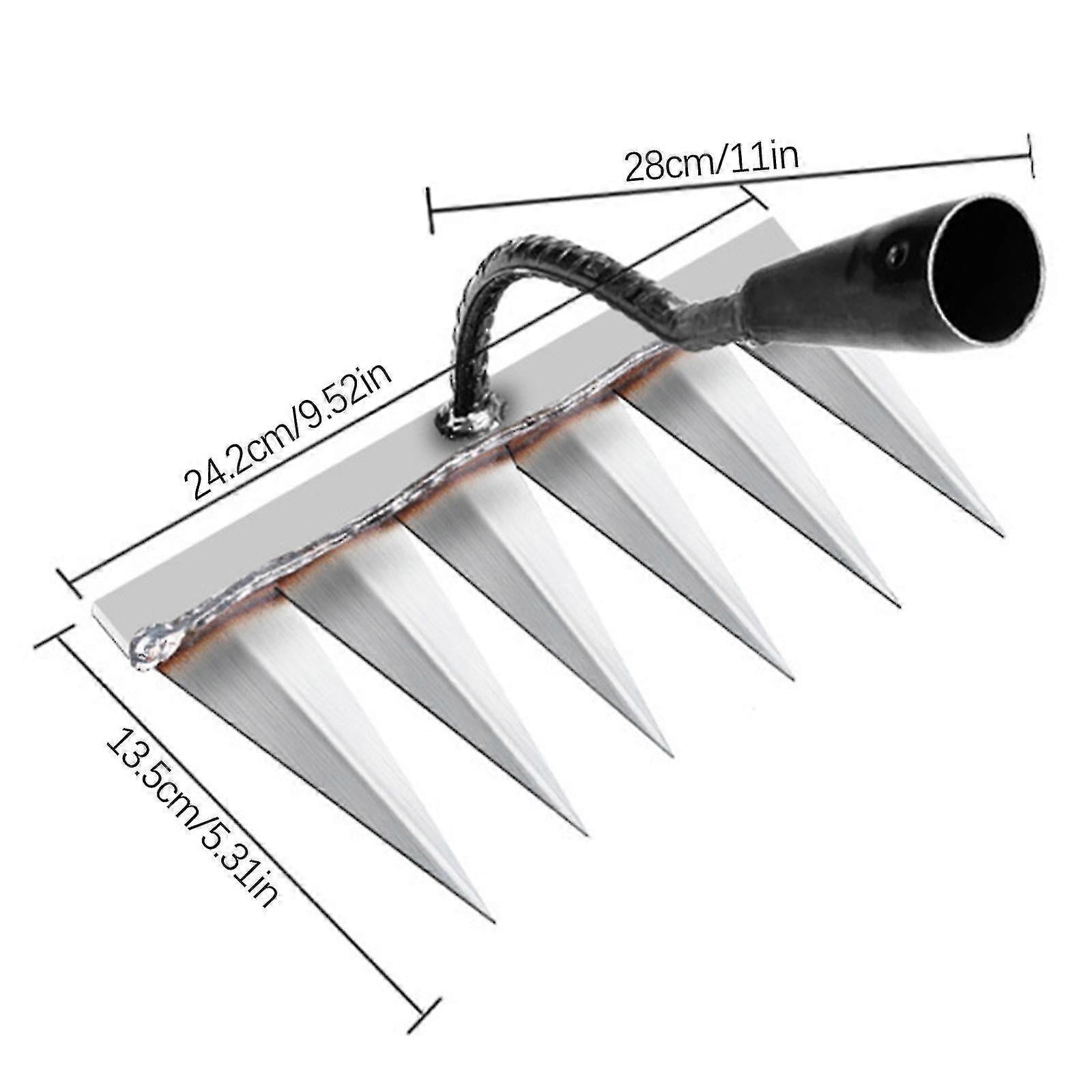Hoe Weeding Rake Farm Tools Hoe Weeding Hoe Rake Loose Nail Rake Steel ...