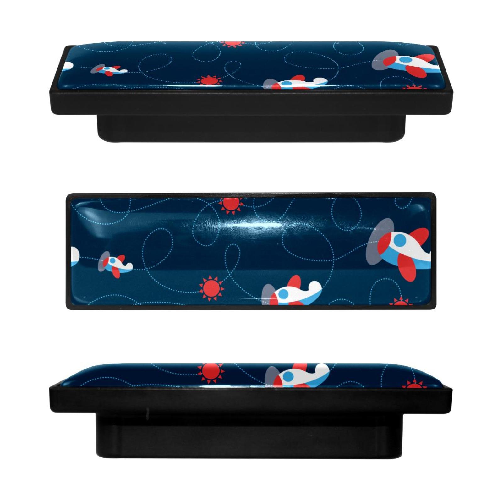 4 Pcs Rectangle Cabinet Handle Cupboard Knob Drawer Pulls Handle ...