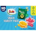 Dole Snack Variety Pack: Good Crunch Pineapple, Strawberry Wiggles Gels ...