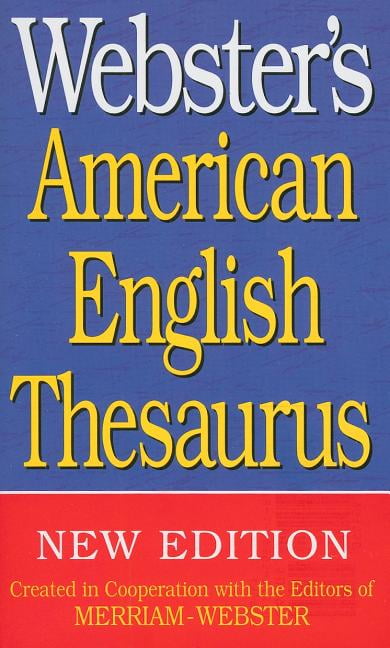Webster's American English Thesaurus (Other) - Walmart.com