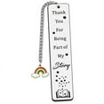 Rainbow Bookmark Feather Bookmark Inspirational Quotes Graduation ...