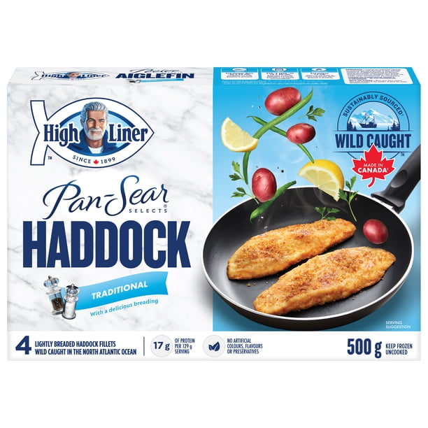 High Liner Pan Sear Selects Traditional Haddock, 550 g - Walmart.ca