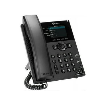 VVX 311 6-Line IP Phone Gigabit PoE w/ Memory/Processor - Walmart.com
