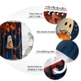 72x78 Inch Shower Curtain Halloween Ghost Bathroom Decor, Waterproof ...