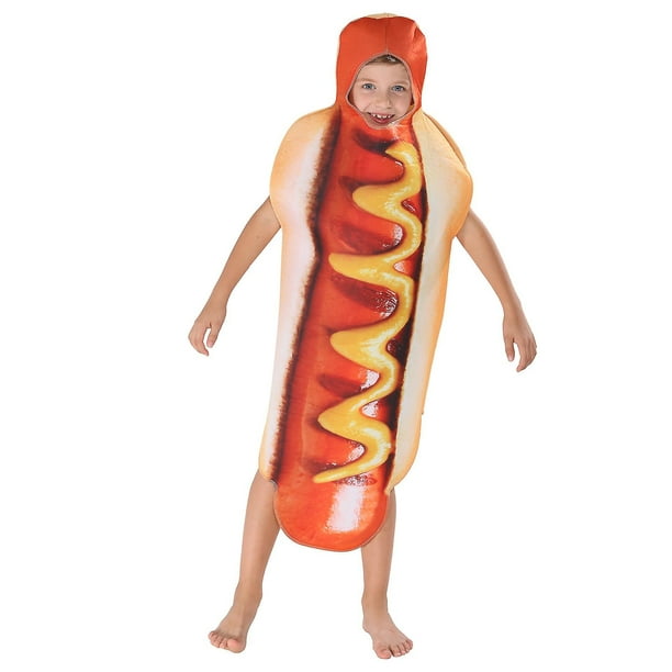 Kids Hot Dog Set, 3d Color Printed Onesie, Food Cosplay Costume ...