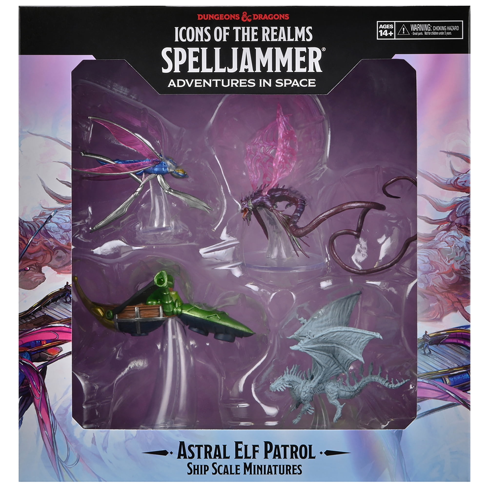 D&D Icons of the Realms: Ship Scale - Astral Elf Patrol - 4 Piece Mini ...