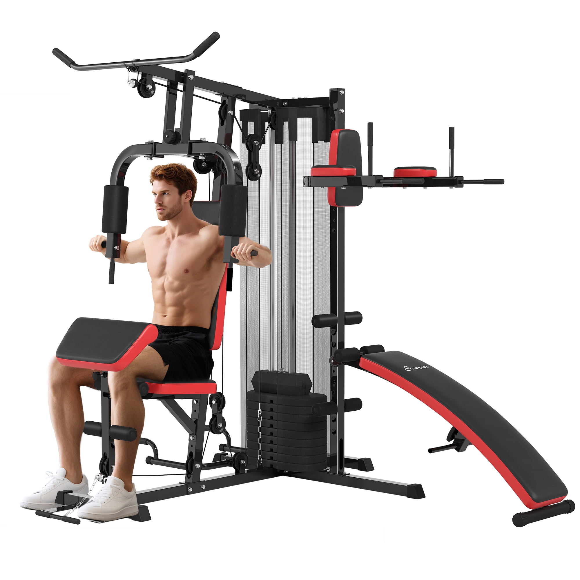 Click here for Soozier Multi Home Gym Equipment  Workout Station... prices
