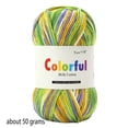 5Rolls Colorful Acrylic Yarn Milk Cotton Yarn for Sweaters Baby ...