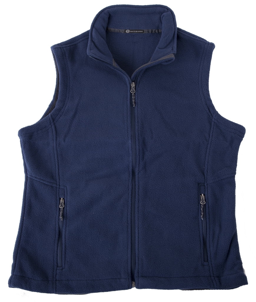 Woman's fleece Vest Polar Fleece Vest for Woman with Zippered Pockets ...