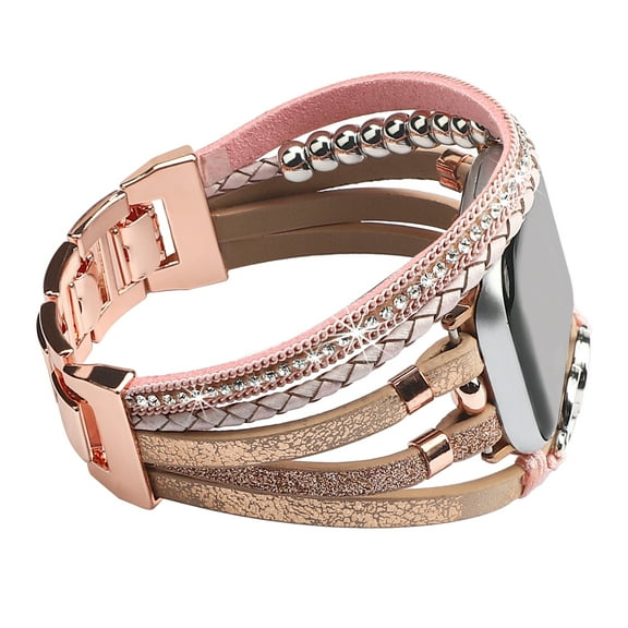 EIKODO-Beaded Bracelet Compatible with Apple Watch Band 38mm/40mm/41mm ...