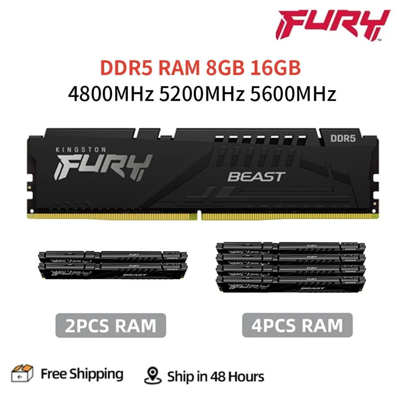 Click here for Yanyue Kingston Fury Beast Ddr5 8gb 16gb 4800 5200... prices