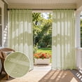 Outdoor Sheer Patio Curtains