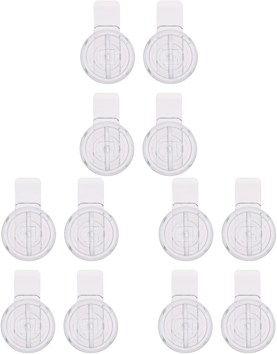 Kitchen Cabinet Hinges Plastic Lock Hasp 12 PCS Acrylic Hasp Acrylic ...