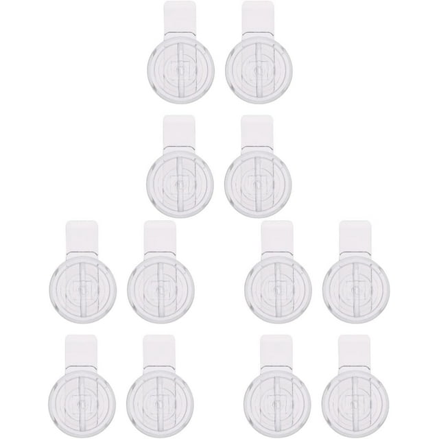 Kitchen Cabinet Hinges Plastic Lock Hasp 12 PCS Acrylic Hasp Acrylic ...