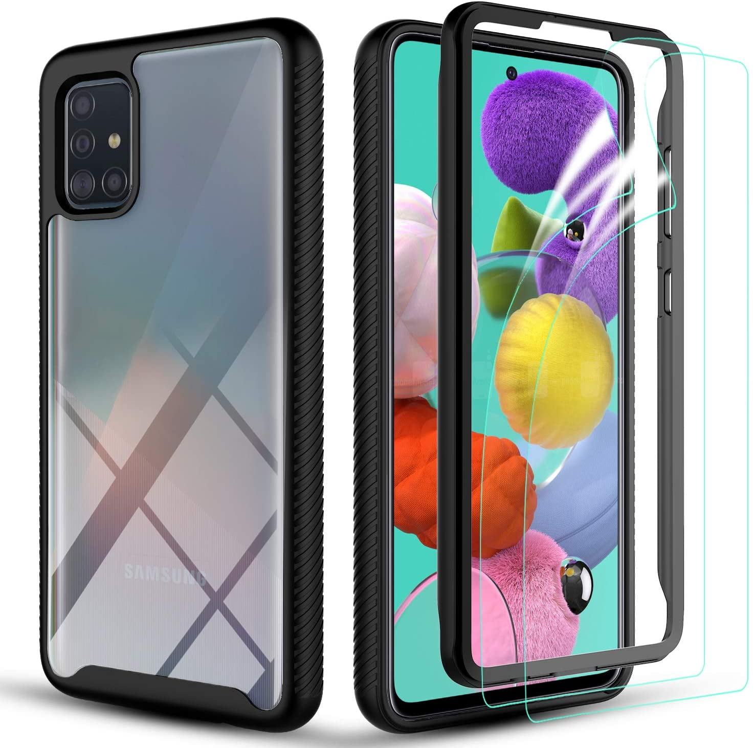 OEAGO for Samsung Galaxy A51 Case, Galaxy A51 Case Heavy Duty ...