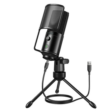 TONOR USB Gaming Condenser Mic, RGB Lights, Zero Latency, Noise ...