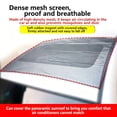 Adjustable Sunroof Mosquitoes Guard Screen With Soft Strips And Tight ...