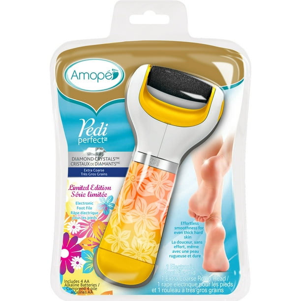 Amope Pedi Perfect Electronic Foot File, Extra Coarse, Limited Edition ...